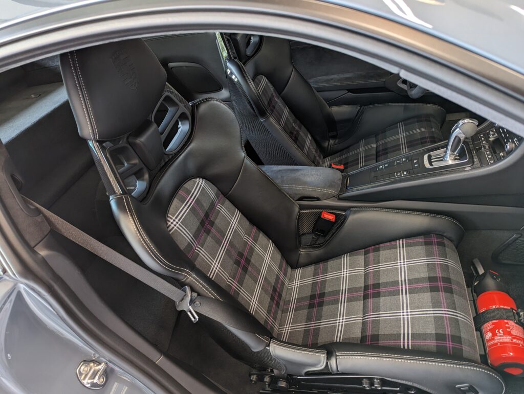 CustomizeYour Porsche ® Interior with Custom Seat Inserts - P1Designs